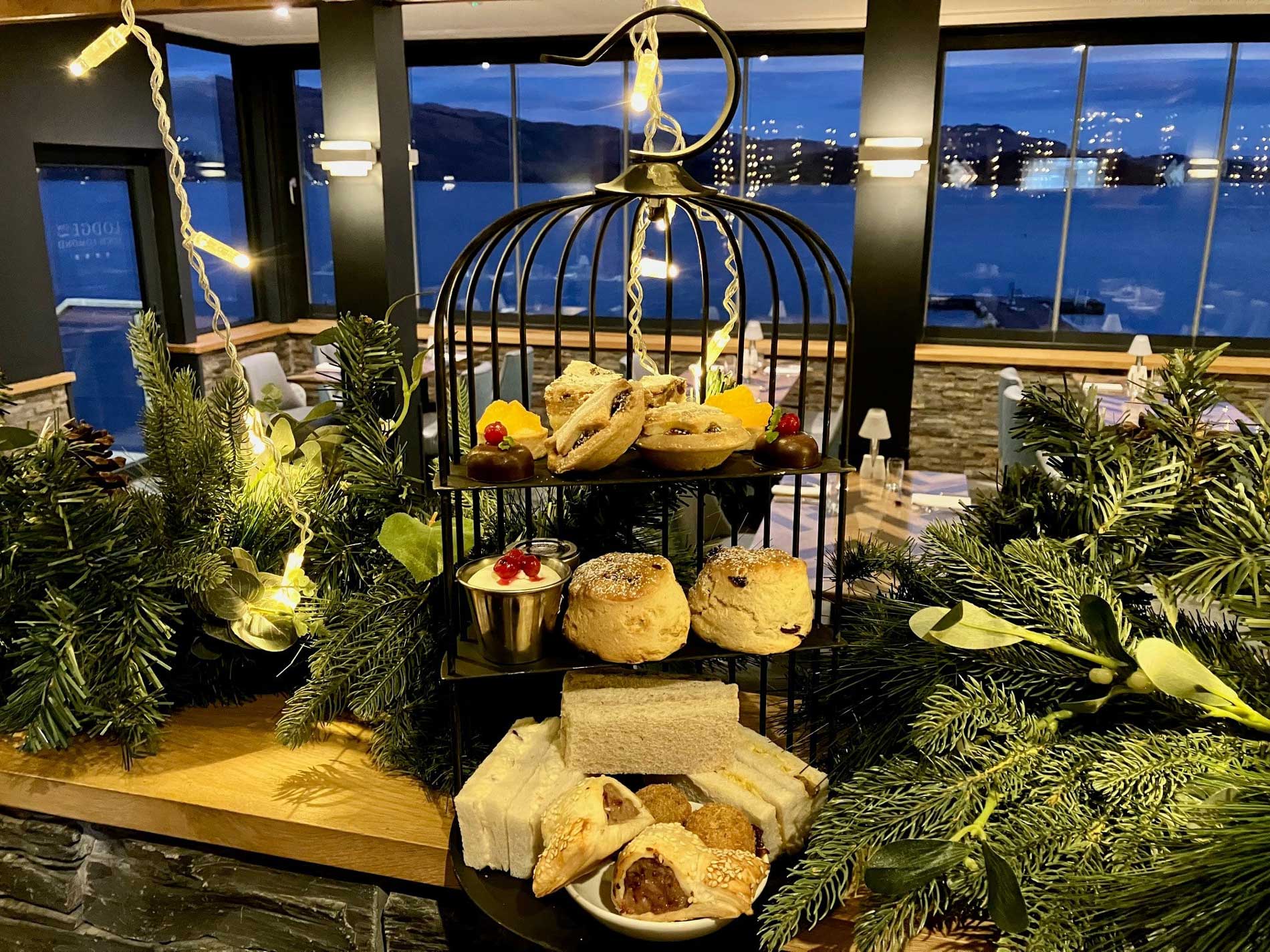 Festive-aft-tea-slider - Lodge on Loch Lomond