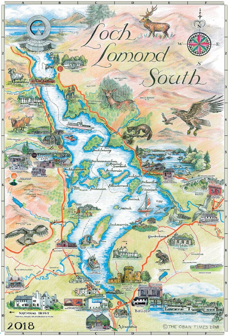 Loch Lomond Map - Lodge on Loch Lomond